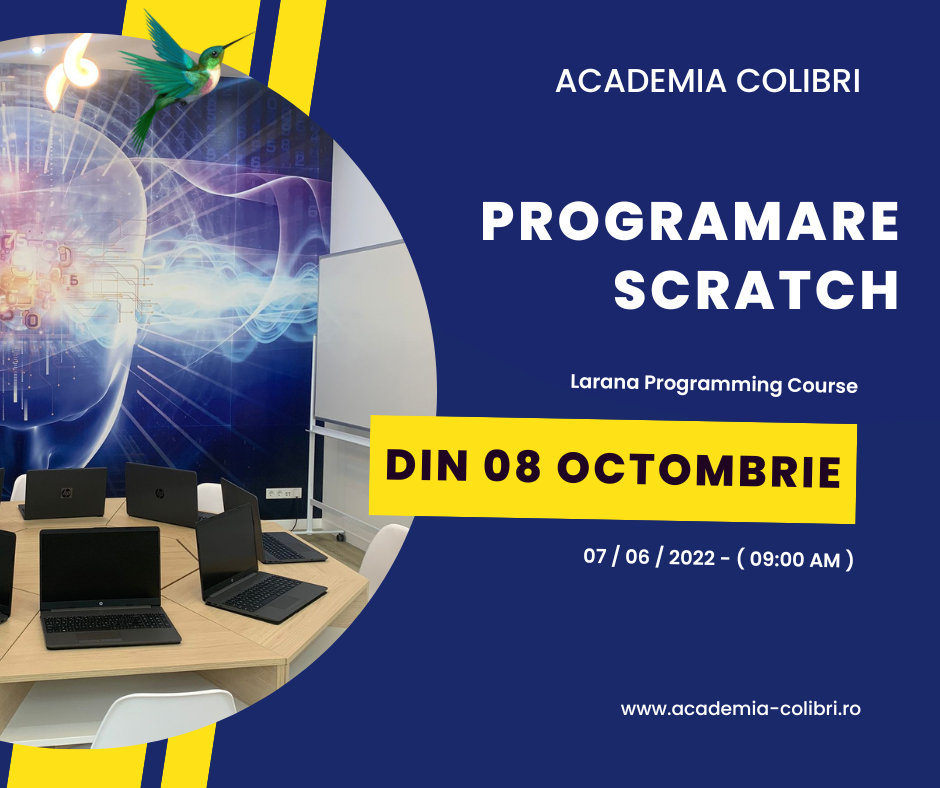 Scratch 10-13 ani joc - Cursuri copii Ploiesti - Academia Colibri